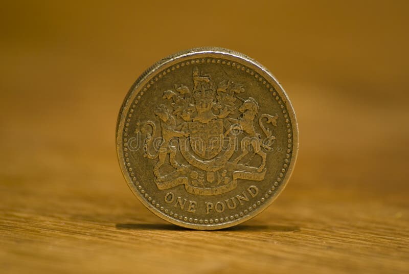 British one pound coin stock photo. Image of pound, cash - 7696304
