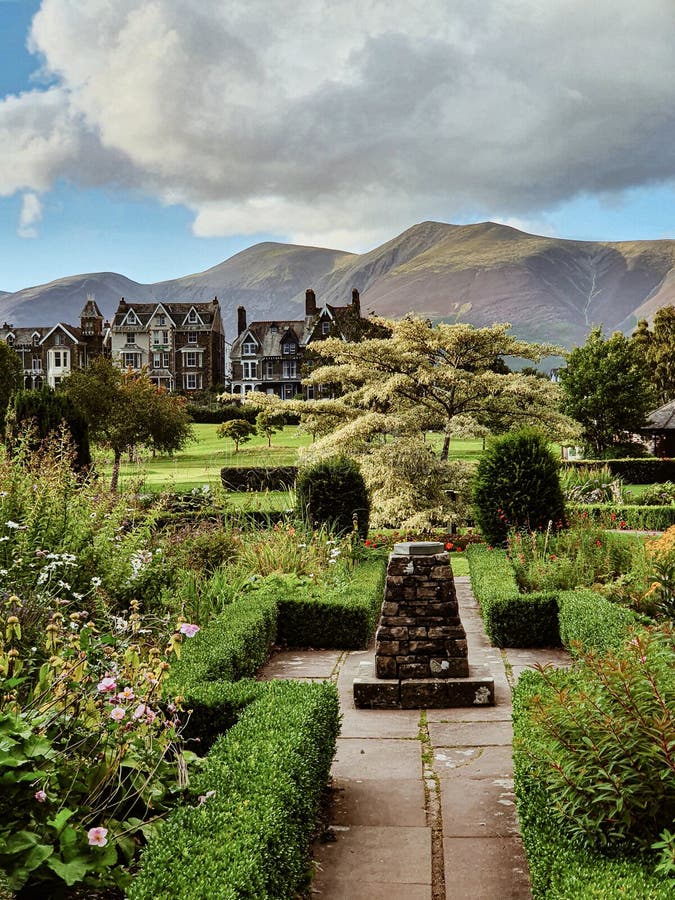 British Parks and Recreation Stock Photo - Image of building, garden ...