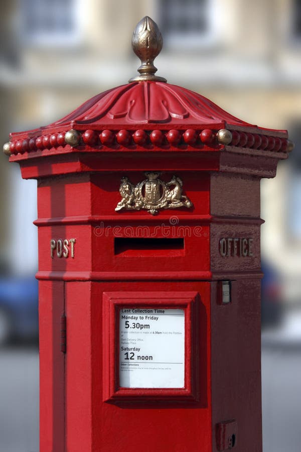 British Post Box - City of Bath - England Editorial Photo - Image of ...