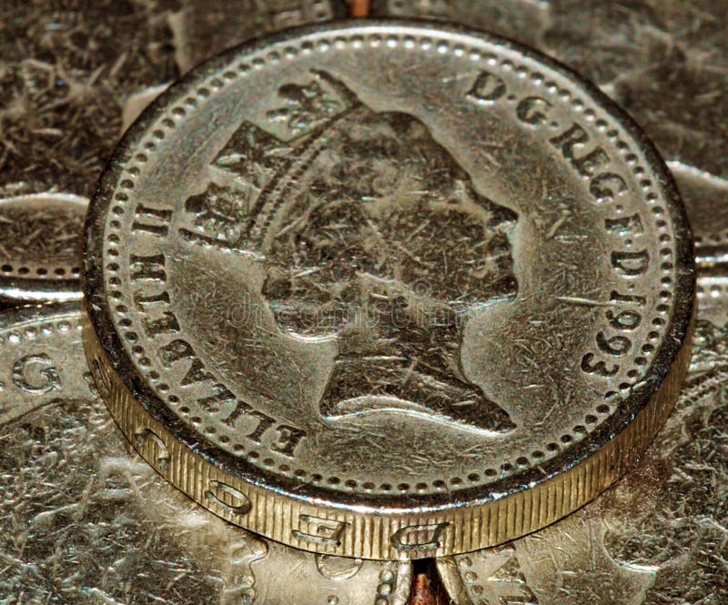 British Pound Coin editorial stock image. Image of pieces - 4675299