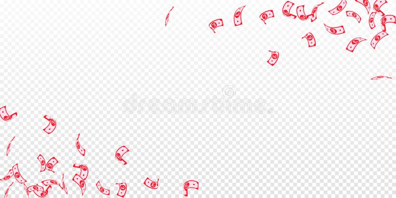 British Pound Notes Falling. Sparse GBP Bills on T Stock Vector ...