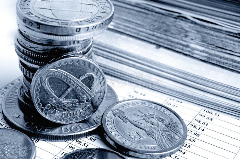 Rate of the pound sterling stock image. Image of graph - 164415825