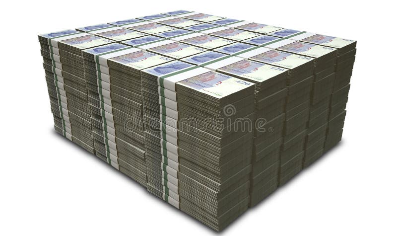 British Pound Sterling Notes Bundles Stack Editorial Stock Photo ...