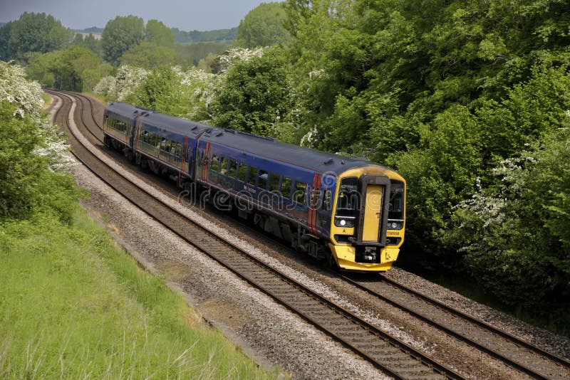 British Rail Class 158 Express Sprinter/ First Great Western Livery ...
