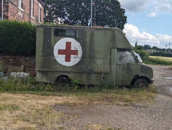 A British Red Cross Van Old Editorial Stock Image - Image of truck ...