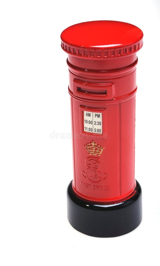 British red post box stock photo. Image of mailbox, antique - 13349796