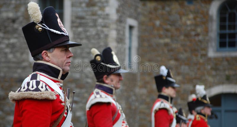 British Redcoats editorial stock image. Image of combat - 20326334