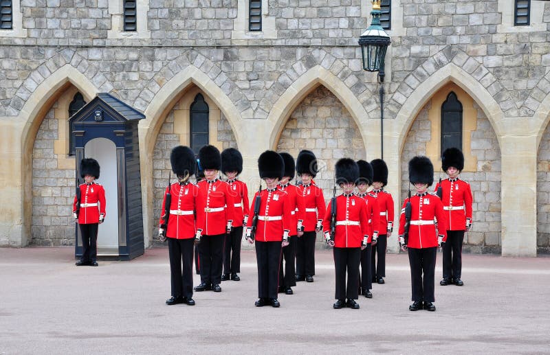 British royal guards editorial stock photo. Image of castle - 24698933