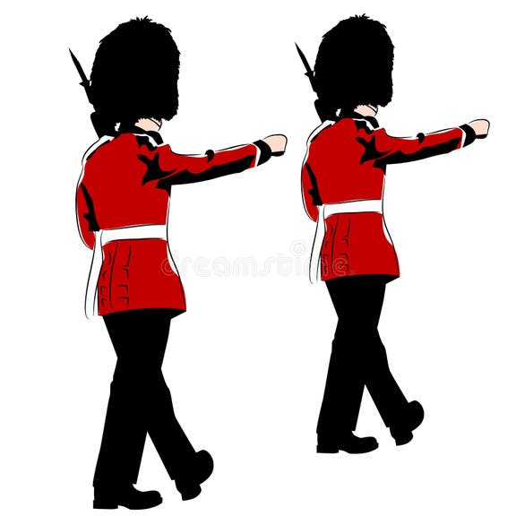 British Royal Guards stock vector. Illustration of graphic - 40501134