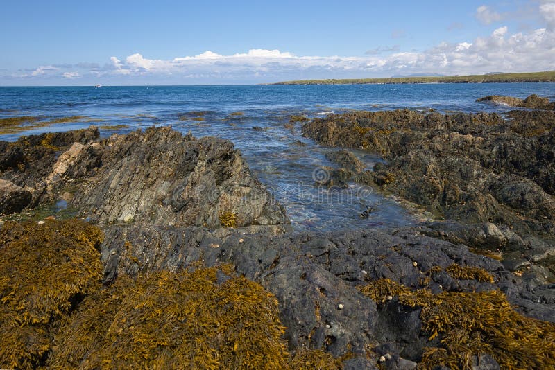 The British Seacoast is Bautiful. Stock Image - Image of gwynedd ...