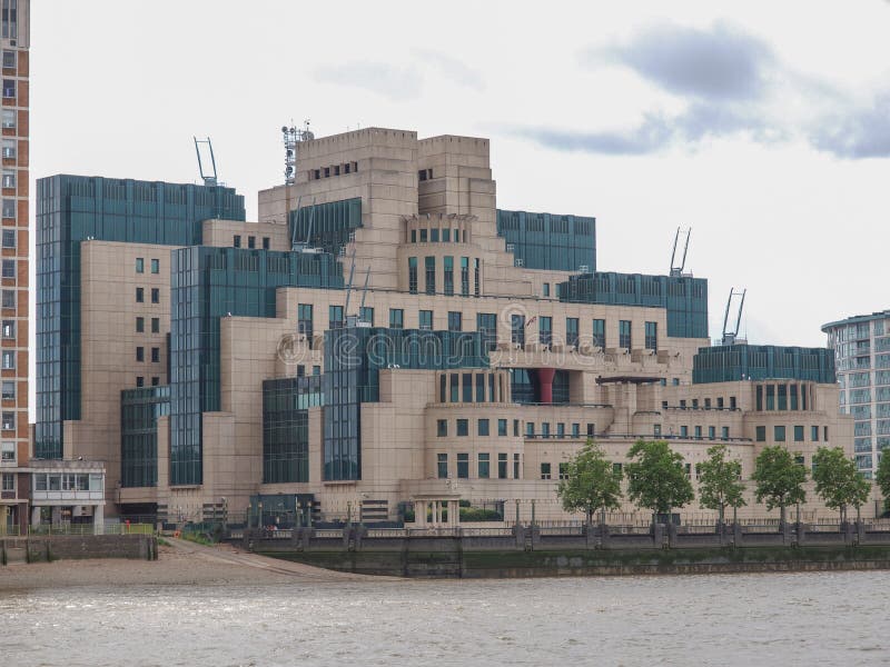British Secret Service Buidling Stock Image - Image of united, buidling ...