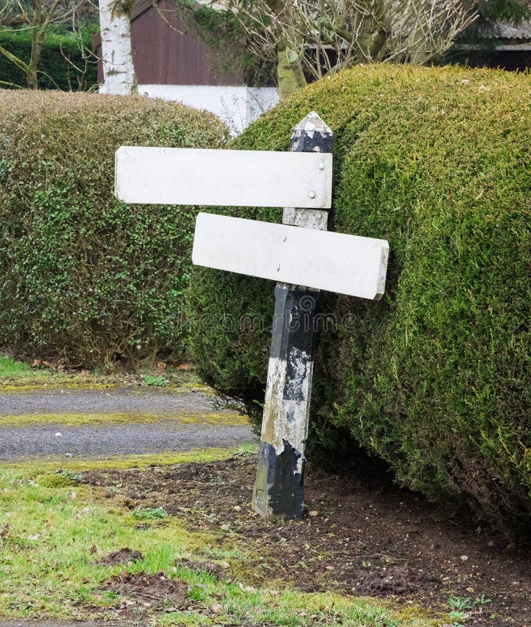 British sign post blank stock image. Image of direction - 87435713
