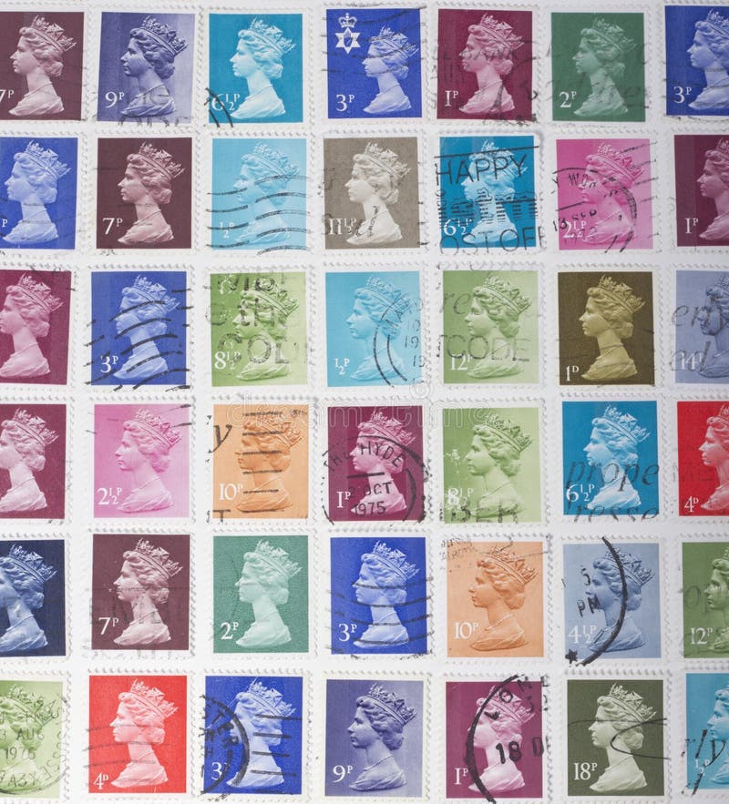 British Postage Stamps Decimalisation 1971 Editorial Photo - Image of ...