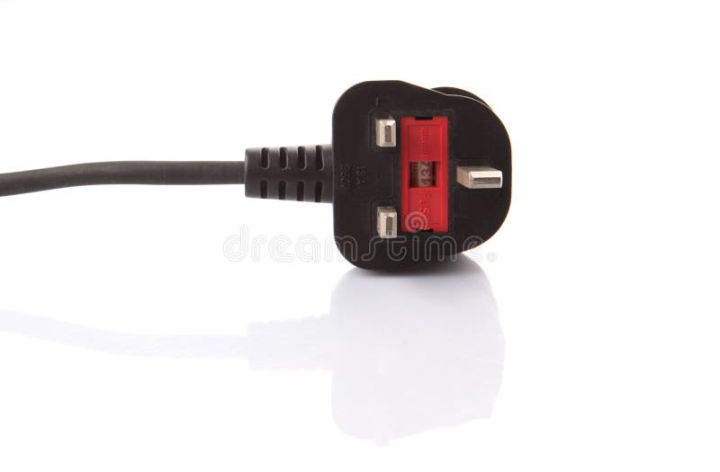 British Standard Plug III stock photo. Image of electrical - 43651764