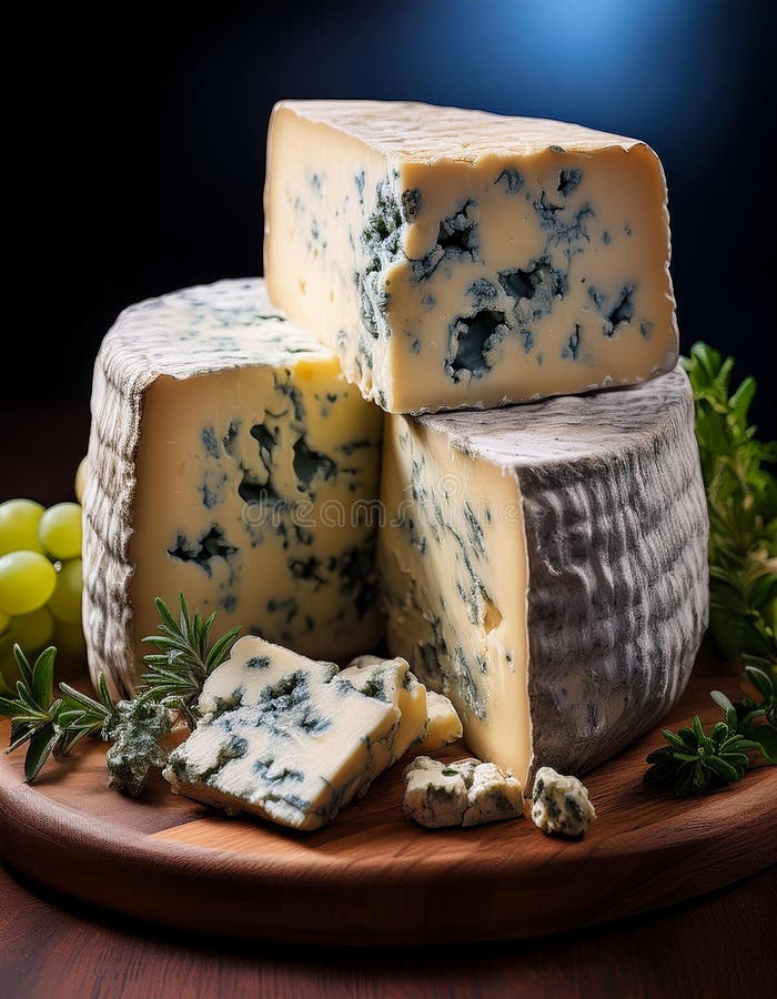 British Stilton Cheese, AI Generated Stock Illustration - Illustration ...