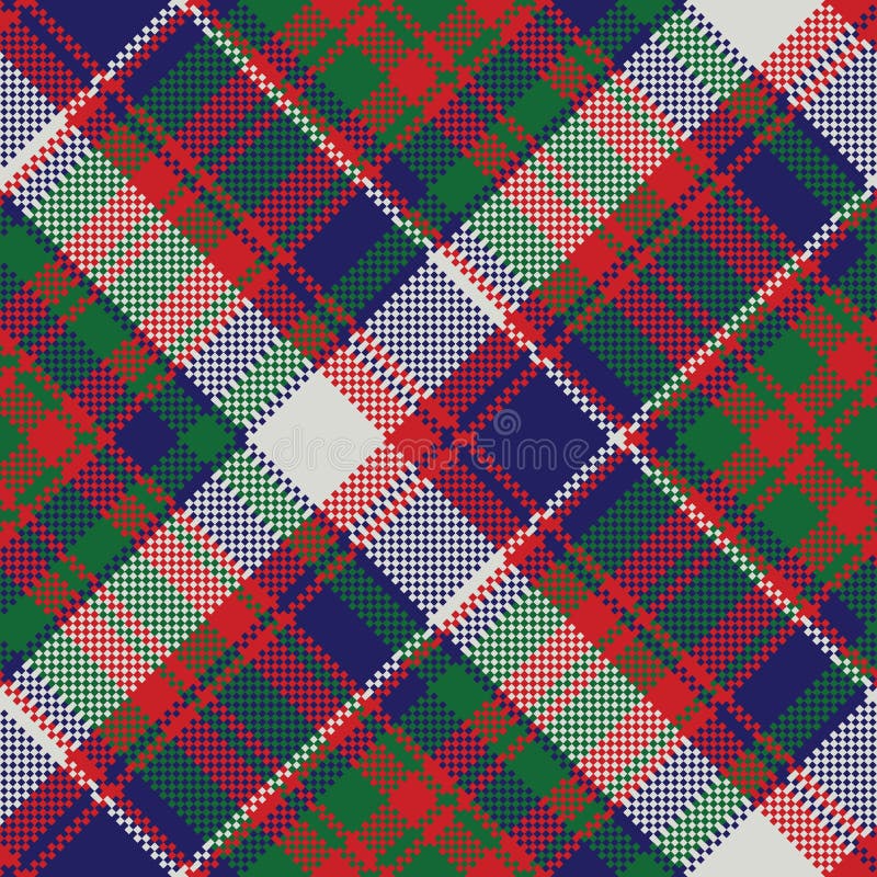 British Tartan Check Plaid Seamless Pattern Stock Vector - Illustration ...