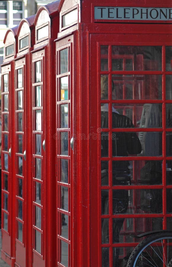British Telephone Boxes stock image. Image of kiosk - 145804201