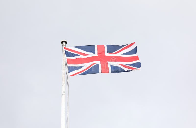 British Union Jack flag UK stock image. Image of cloud - 156262311