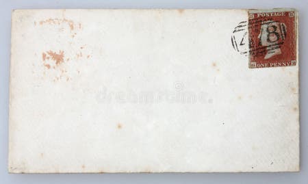 British Victorian envelope stock photo. Image of postage - 5178248