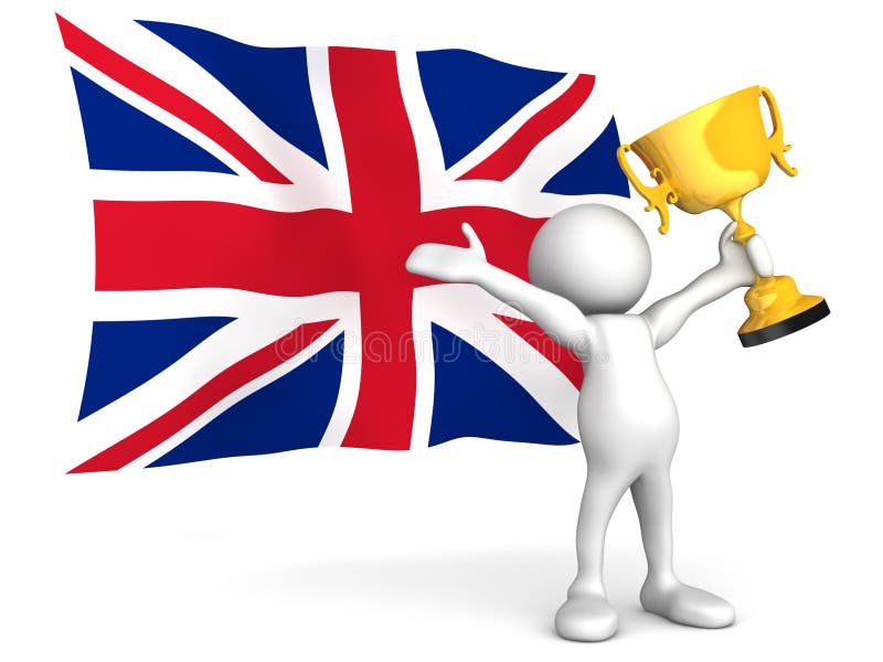 A British Victory stock illustration. Illustration of excited - 13850448
