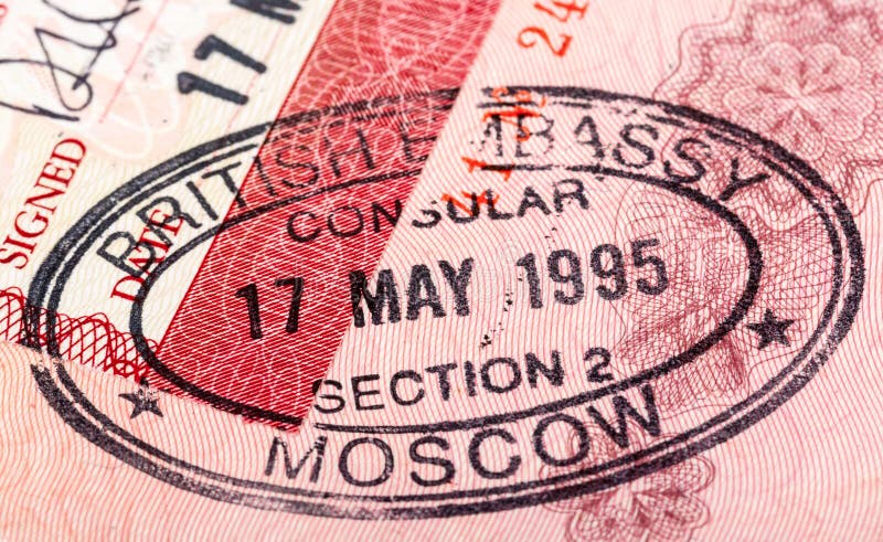British visa stamp stock image. Image of stamp, passport - 22012977