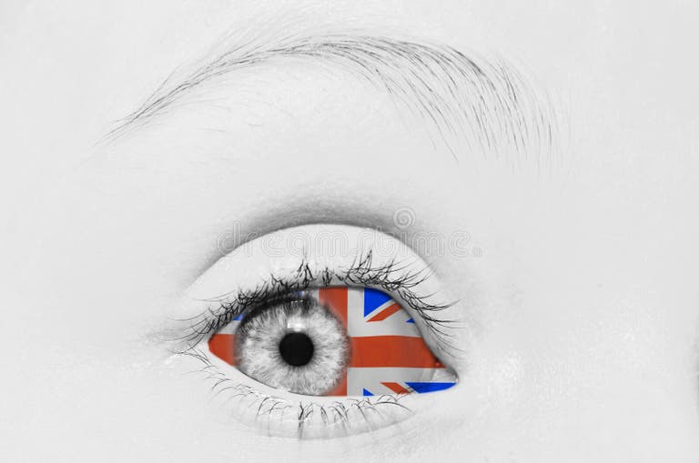 British vision stock photo. Image of closeup, eyelashes - 28586524