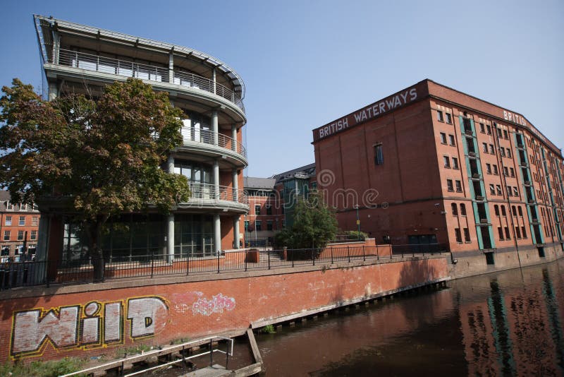 The British Waterways Building on Nottingham Canal in the UK Editorial ...