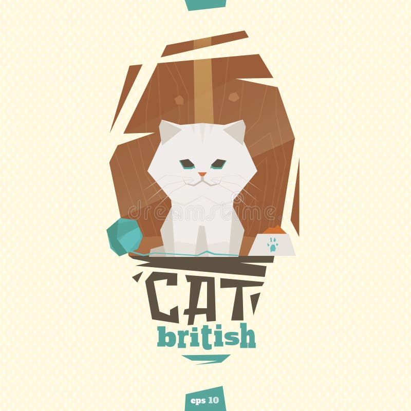 Animal Animation Sequence Cat British Shorthair Cartoon Vector Stock ...