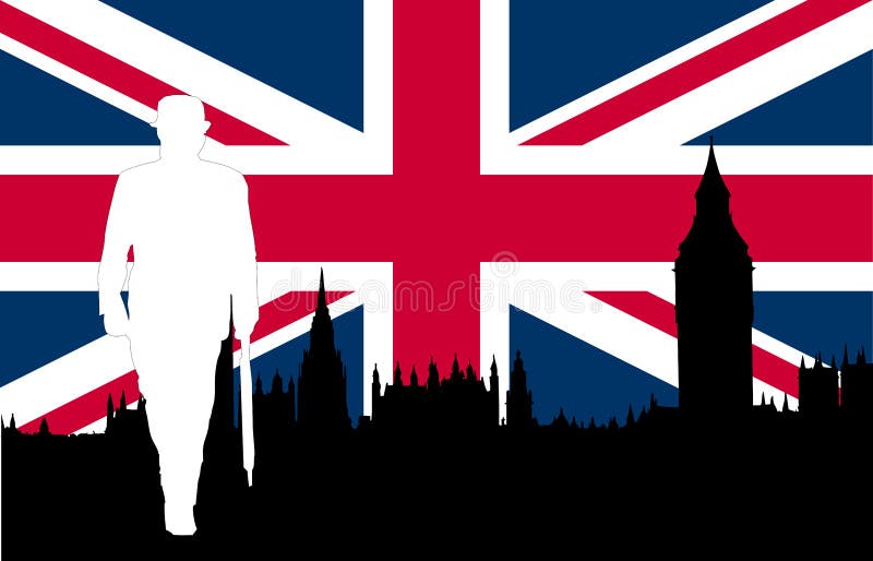 Britishness stock illustration. Illustration of umbrella - 6107053