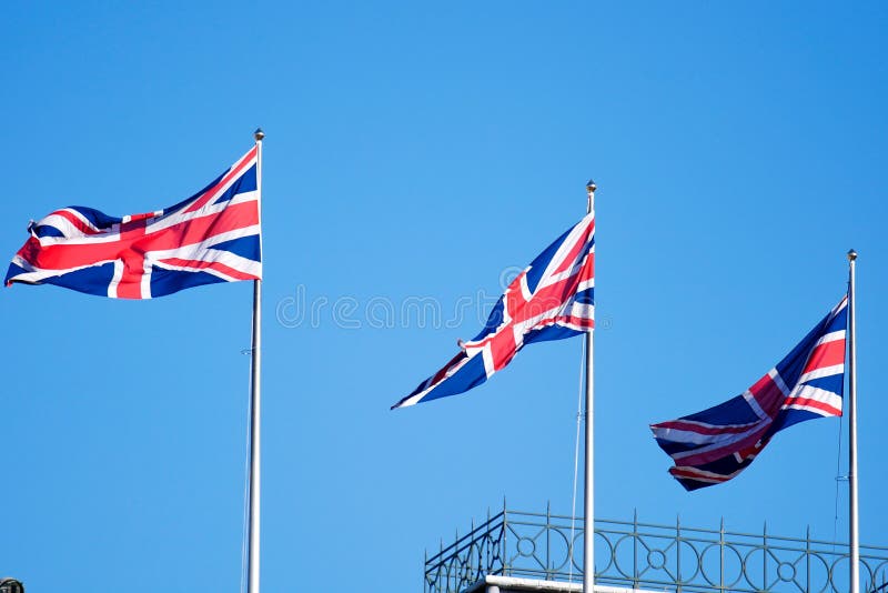 Britse & Engelse Nationale Vlag, Londen Stock Foto - Image of patriot ...