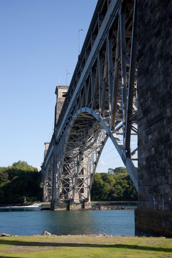 Brittania Bridge stock image. Image of north, brittania - 20757763