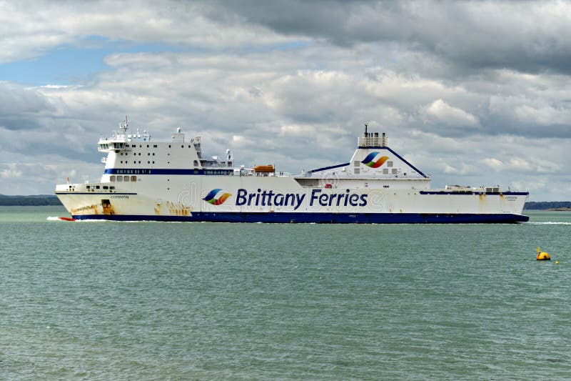 Brittany Ferries MV Cotentin ROPAX Ferry Editorial Stock Photo - Image ...