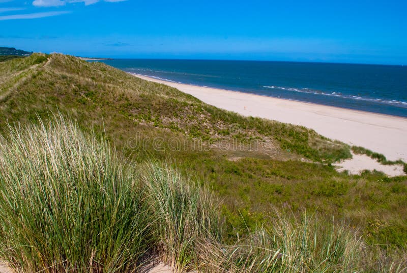 Brittas Bay. Wicklow Ireland Stock Photo - Image of landscape, sunny ...