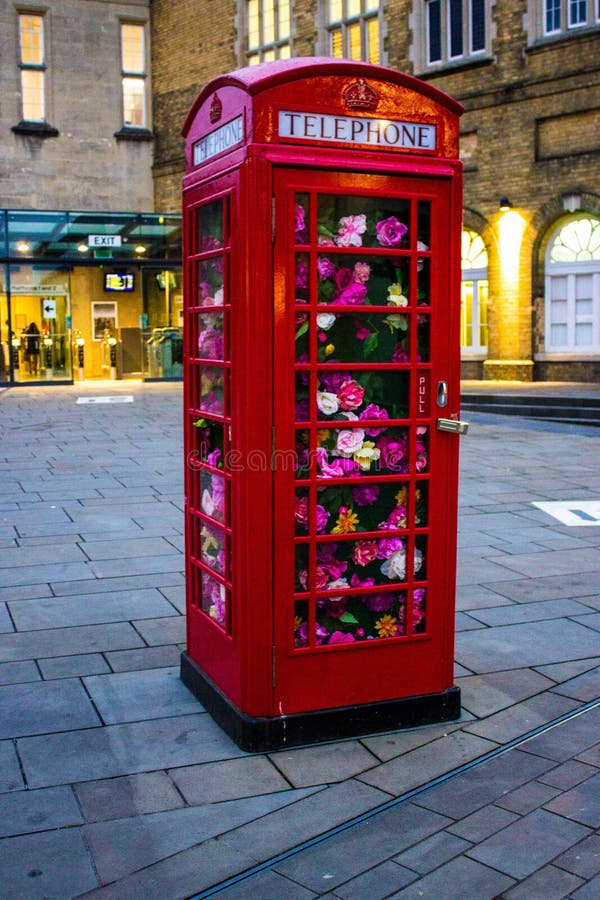 Brittish Phonecell stock photo. Image of pink, england - 92207082