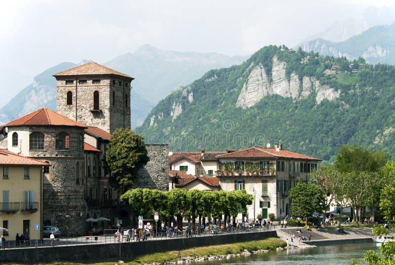 Brivio, Itália fotografia editorial. Imagem de alpes - 47220957