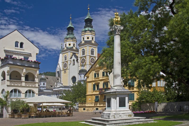 Brixen stock photo. Image of church, alps, cathedral - 62448716