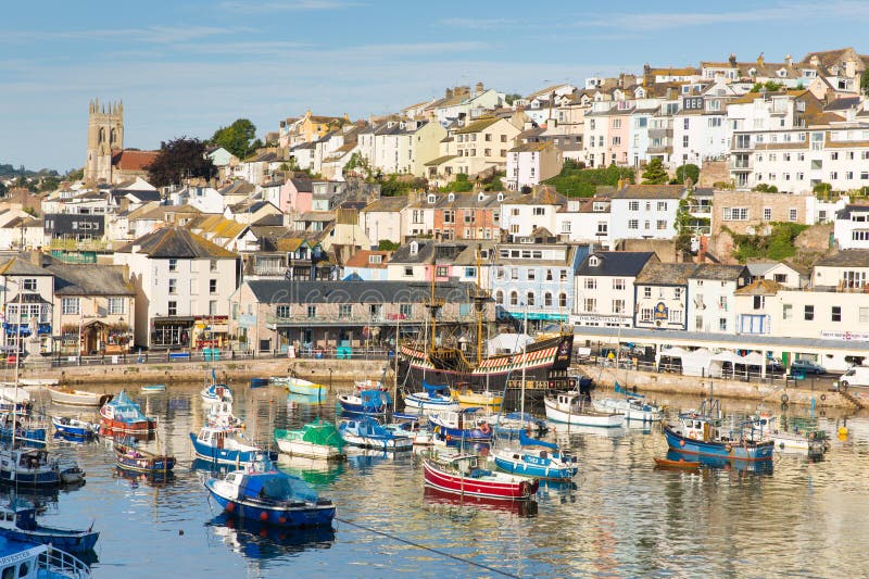 Brixham Devon England during the Heatwave of Summer 2013 Editorial ...
