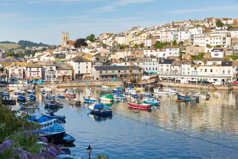 Brixham Devon England during the Heatwave of Summer 2013 Editorial ...