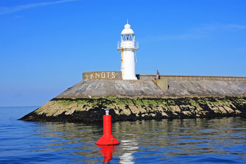 Brixham lighthouse stock image. Image of town, tower - 31848367