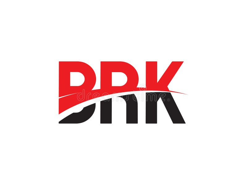 BRK Letter Initial Logo Design Vector Illustration Stock Vector ...