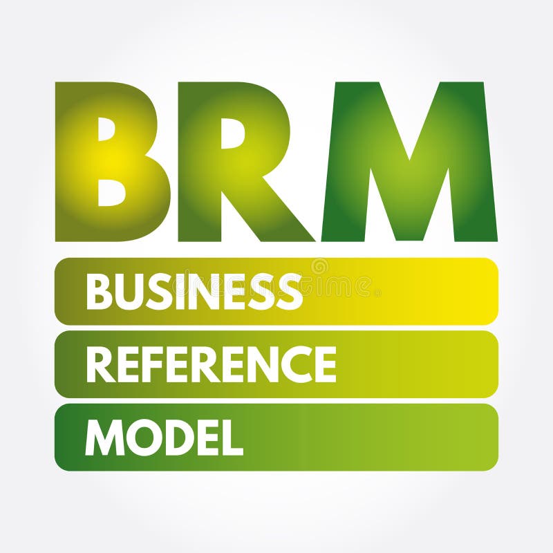 BRM - Business Reference Model Acronym Stock Illustration ...