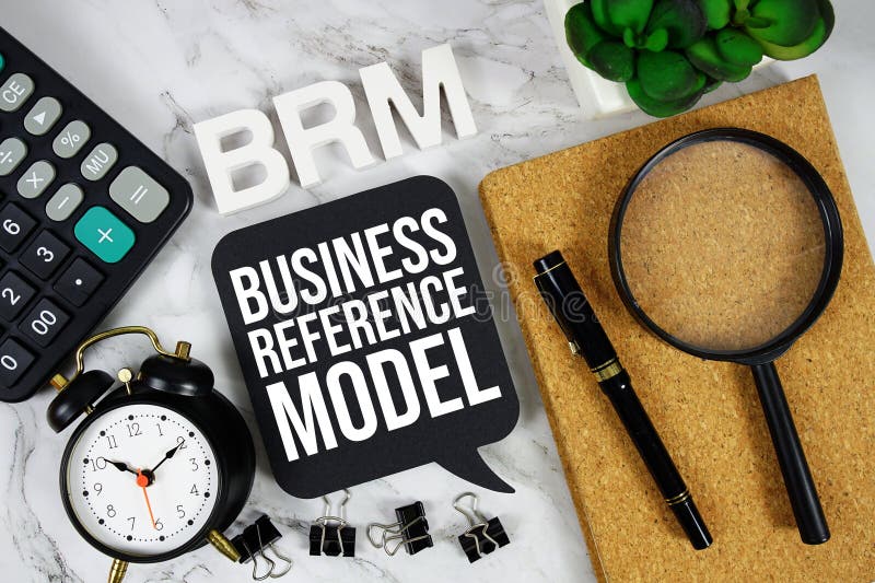 BRM - Business Reference Model Acronym with Calculator, Alarm Clock and ...