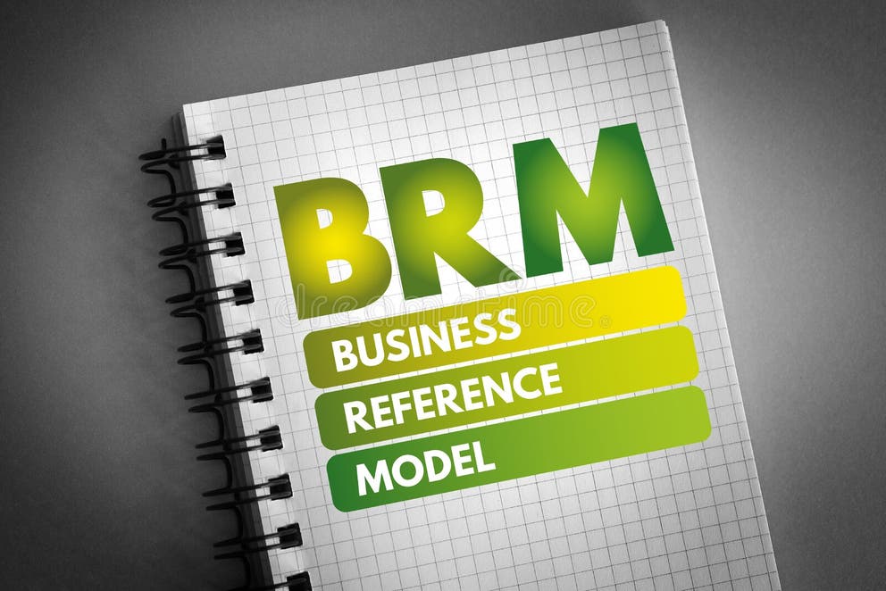 BRM - Business Reference Model Acronym Stock Photo - Image of design ...