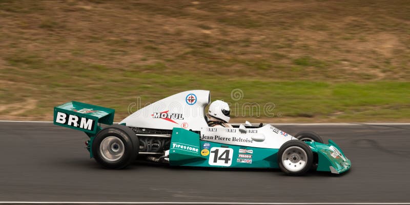BRM Formula One Racing Car at Speed Editorial Photography - Image of ...