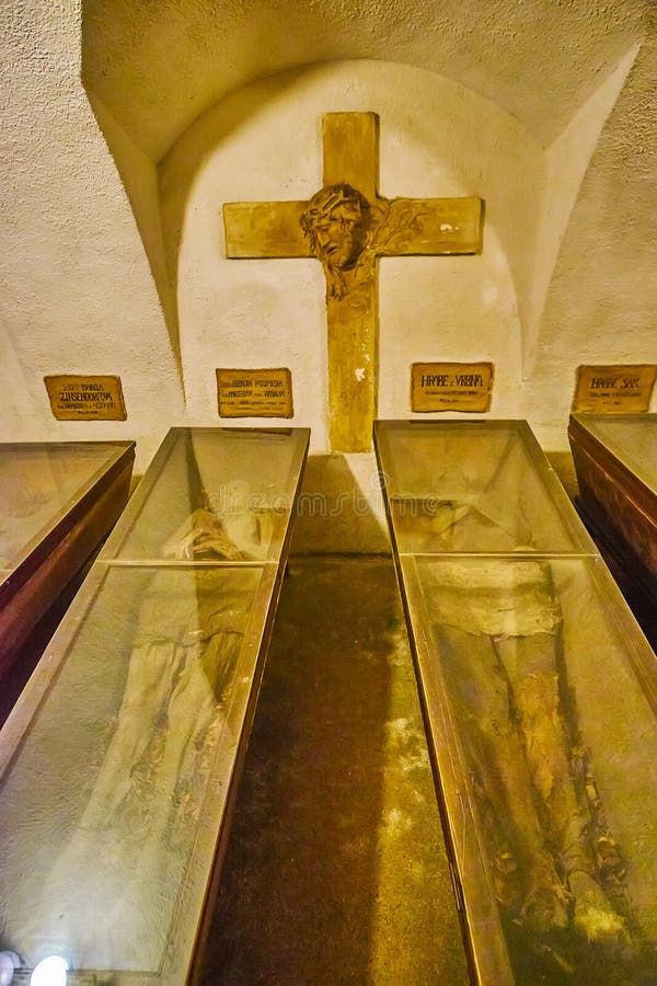 The Mummies of Deceased Capuchin Monks in the Crypt of Capuchin Tomb ...