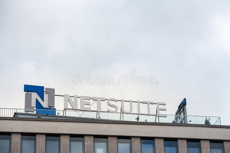 Netsuite Logo in Front of Their Main Office for Brno. Editorial Photo ...