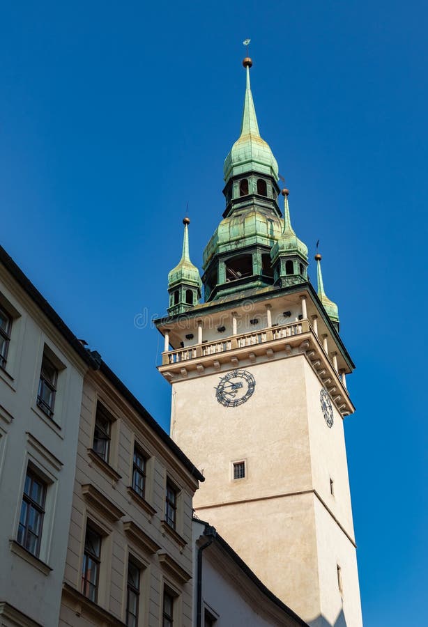 Brno Old Town Hall stock image. Image of czechia, windows - 348000077