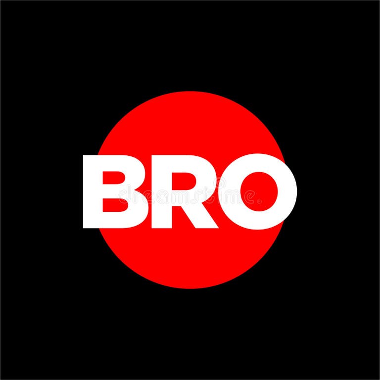 BRO Company Name in Initial Letters Form Monogram Stock Vector ...