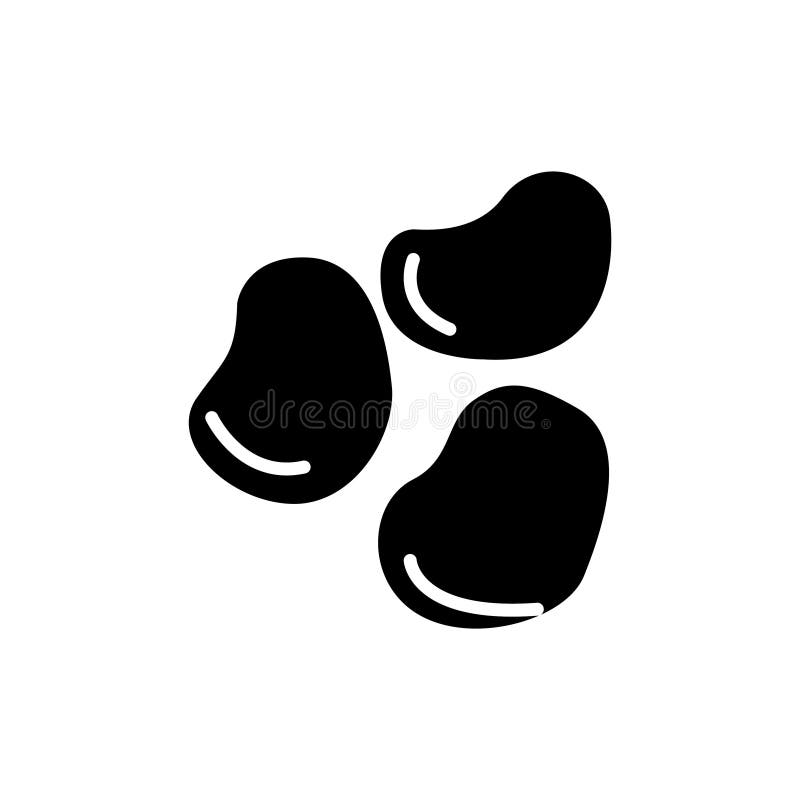 Broad Bean Icon, Vector Illustration Stock Vector - Illustration of ...