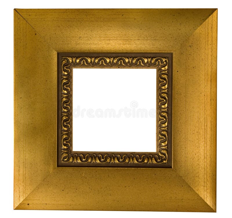 Broad Golden Picture Frame Picture. Image: 8338768